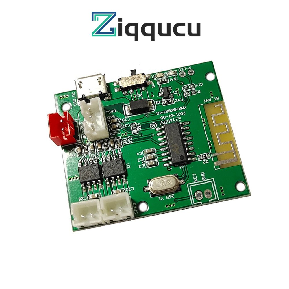 Mô đun giải mã bluetooth 5.0 ZIQQUCU 5w + bộ khuếch đại nguồn DC3.7v-5v chuyên dụng | Shopee ...