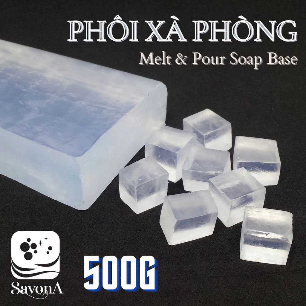 100g Phôi Xà Phòng Glycerin SavonA | SavonA Glycerin Melt & Pour Soap ...