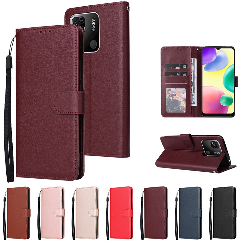Dành Cho Redmi 10 10A 10C K50i Note10 Sang Trọng Da PU Lật Đứng Ví Đựng ...