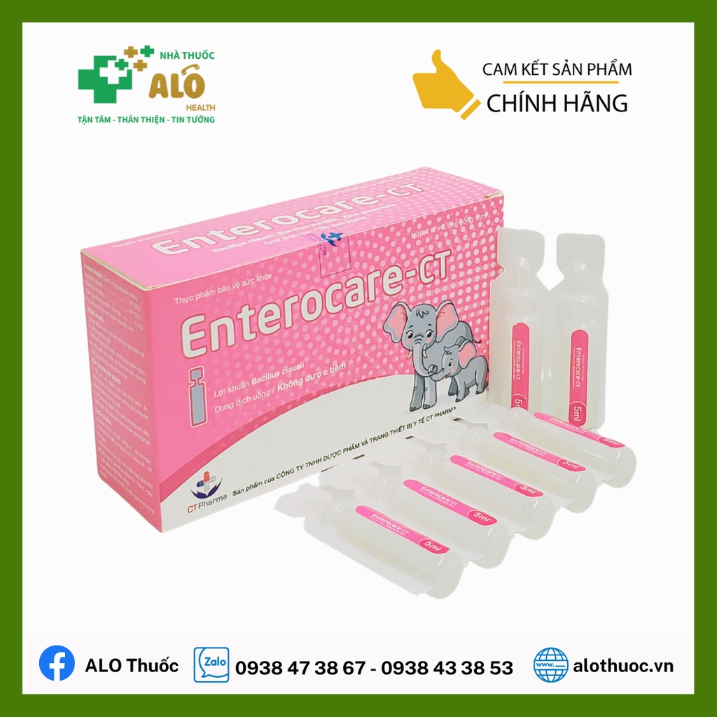 ENTEROCARE CT - MEN VI SINH DẠNG NƯỚC HỘP 20 ỐNG 5 ML | Shopee Việt Nam