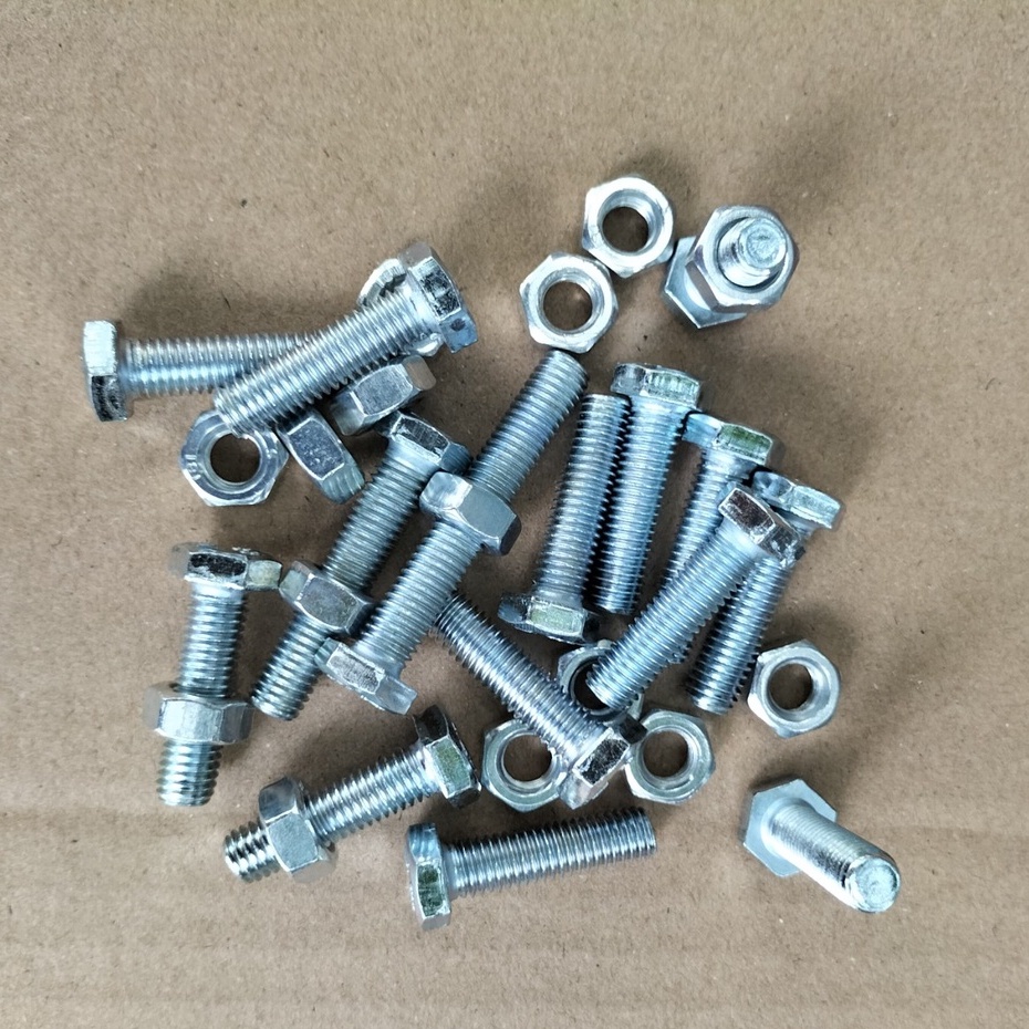 Bộ bu lông- ecu M8 có vòng đệp (10 BỘ) | Shopee Việt Nam