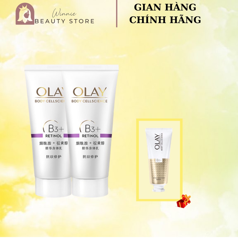 [Kèm Quà Tặng] 2 Tuýp Sữa Dưỡng Thể Olay B3 Retinol 65ml ( Bao Bì Mới) | Shopee Việt Nam