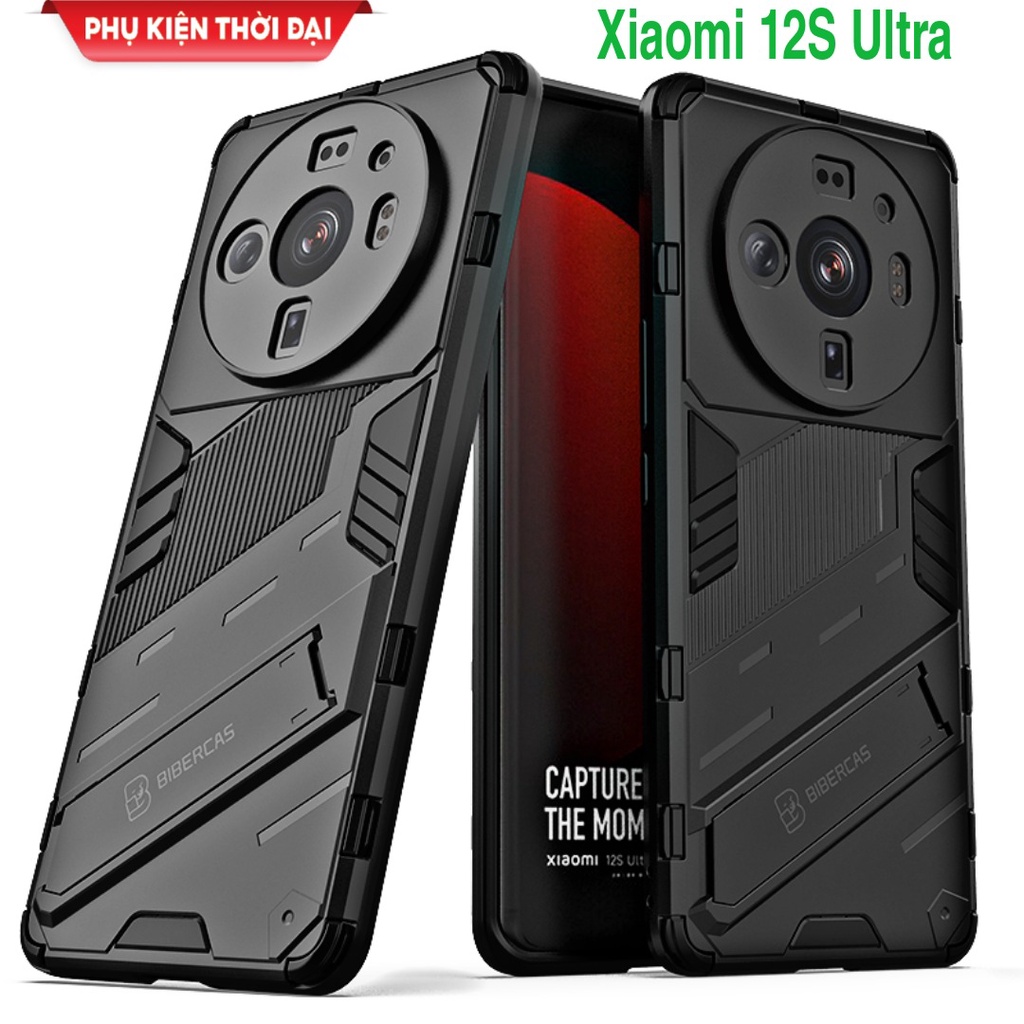 Ốp lưng Xiaomi 12S Ultra / 14 Ultra Iron Man Ver 2 chống sốc giá đỡ xem ...