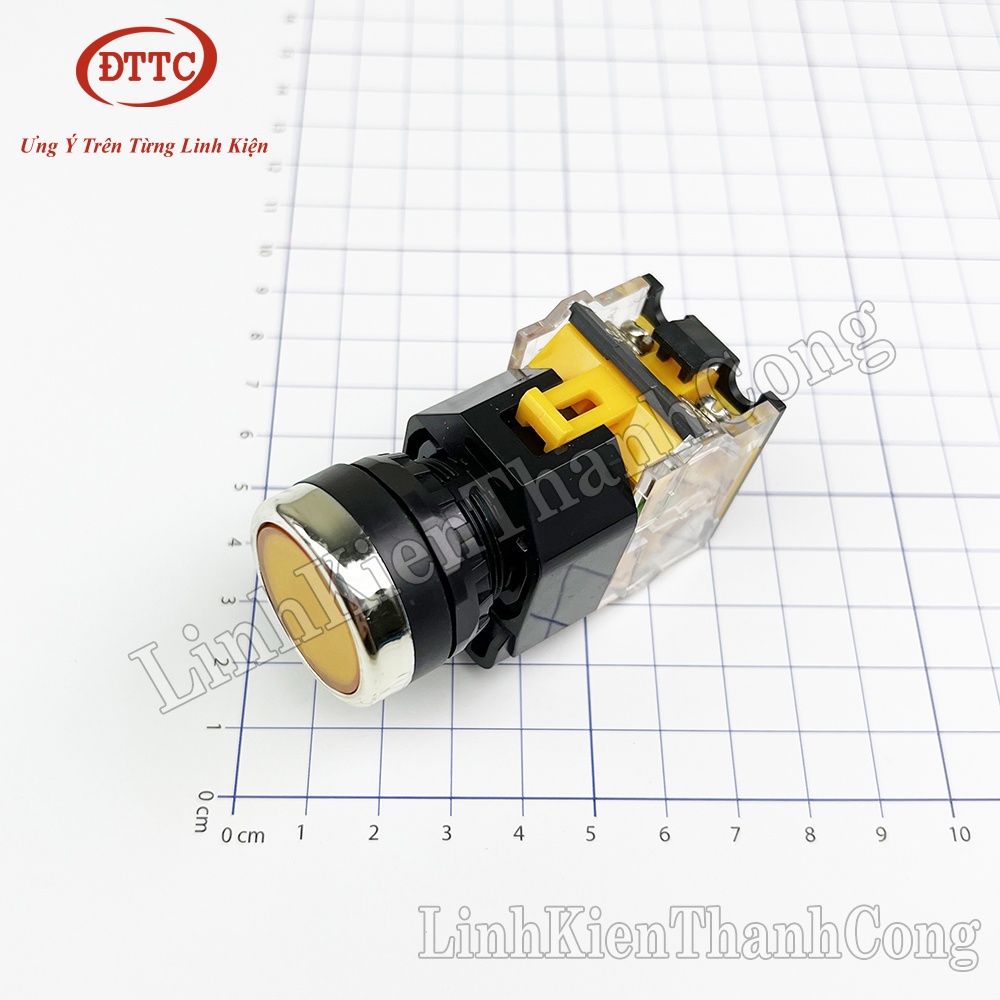 Công Tắc Nhấn Nhả LA38-11 Phi 22mm Màu Vàng, Màu Đỏ, Màu Xanh Lá | Shopee Việt Nam