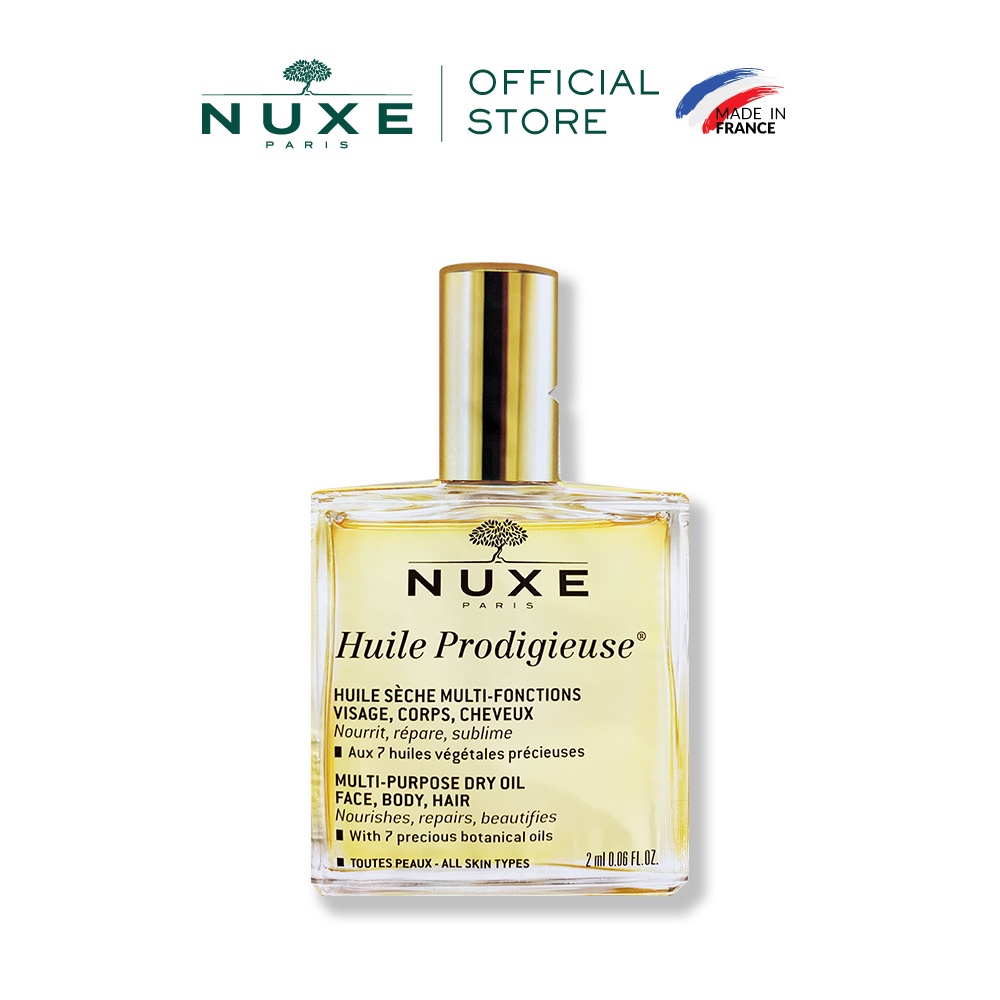 [ Quà tặng không bán ] Dầu dưỡng da đa năng Nuxe Huile Prodigieuse® 2ml | Shopee Việt Nam