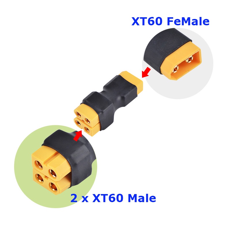 Đầu Nối XT30 XT60 XT90 Traxxas T Plug Deans EC5 EC3 Female Sang Male ...