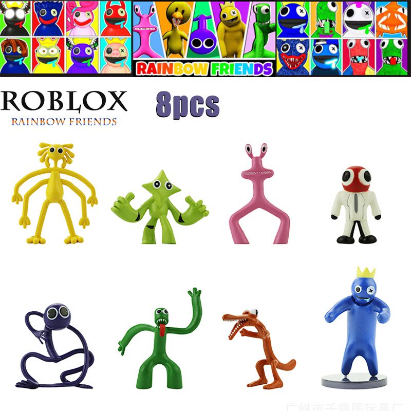Set 8 Mô Hình Đồ Chơi Nhân Vật roblox rainbow friends | Shopee Việt Nam