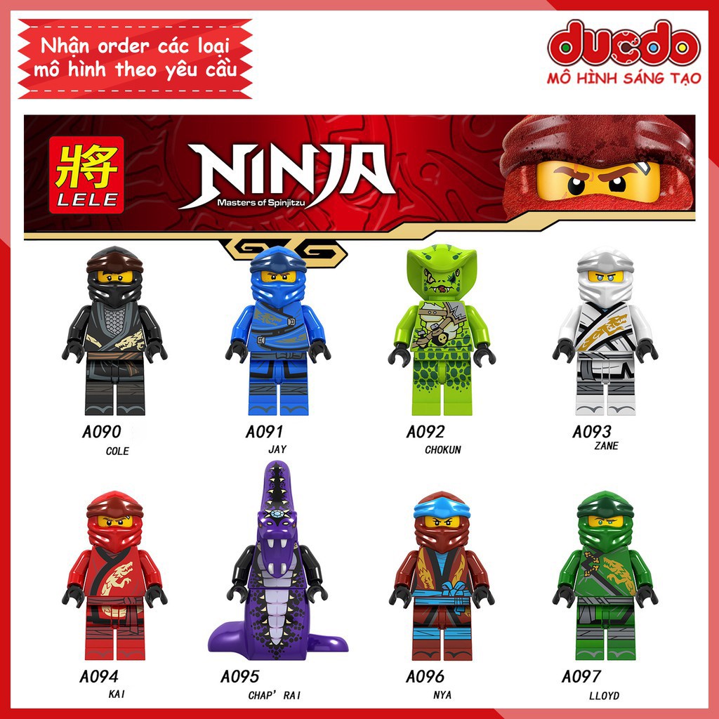 Minifigures các nhân vật Ninjago tuyệt đẹp - Đồ chơi Lắp ghép Xếp hình ...