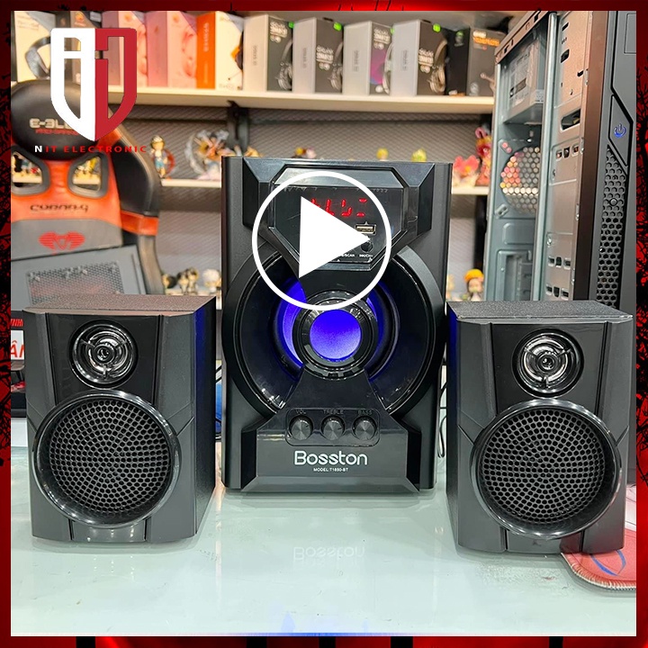 Loa Máy Tính Bluetooth Để Bàn BOSTON T1850 Gaming Có Dây Loa Nghe Nhạc ...