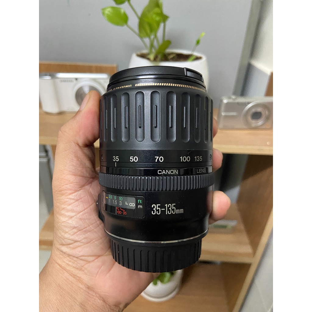 Lens đa dụng Canon 35-135 USM ngoại đẹp có chế độ macro cho máy ...