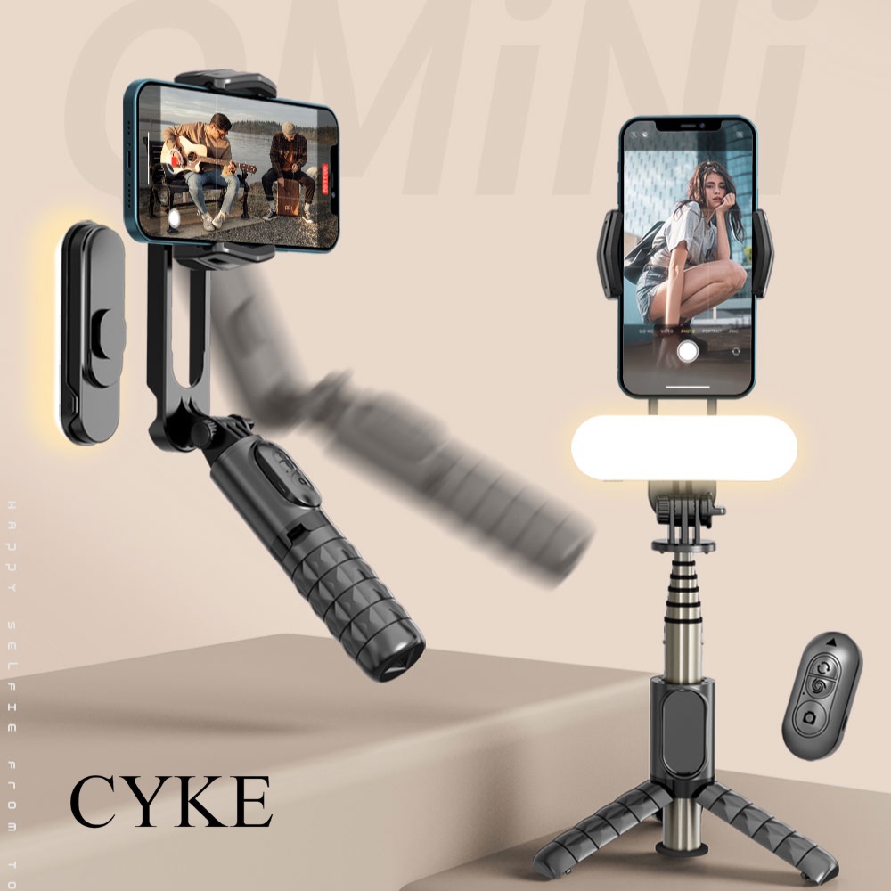 Gymbal CYKE Q09 Đa Năng Kiêm Gậy Chụp Ảnh, Tripod Có Apps Hỗ Trợ Quay ...
