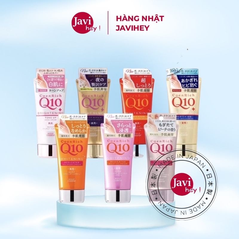 Kem dưỡng da tay Q10 Kose Hand Cream Mềm mịn chống lão hóa 80g Nhật Bản | Shopee Việt Nam