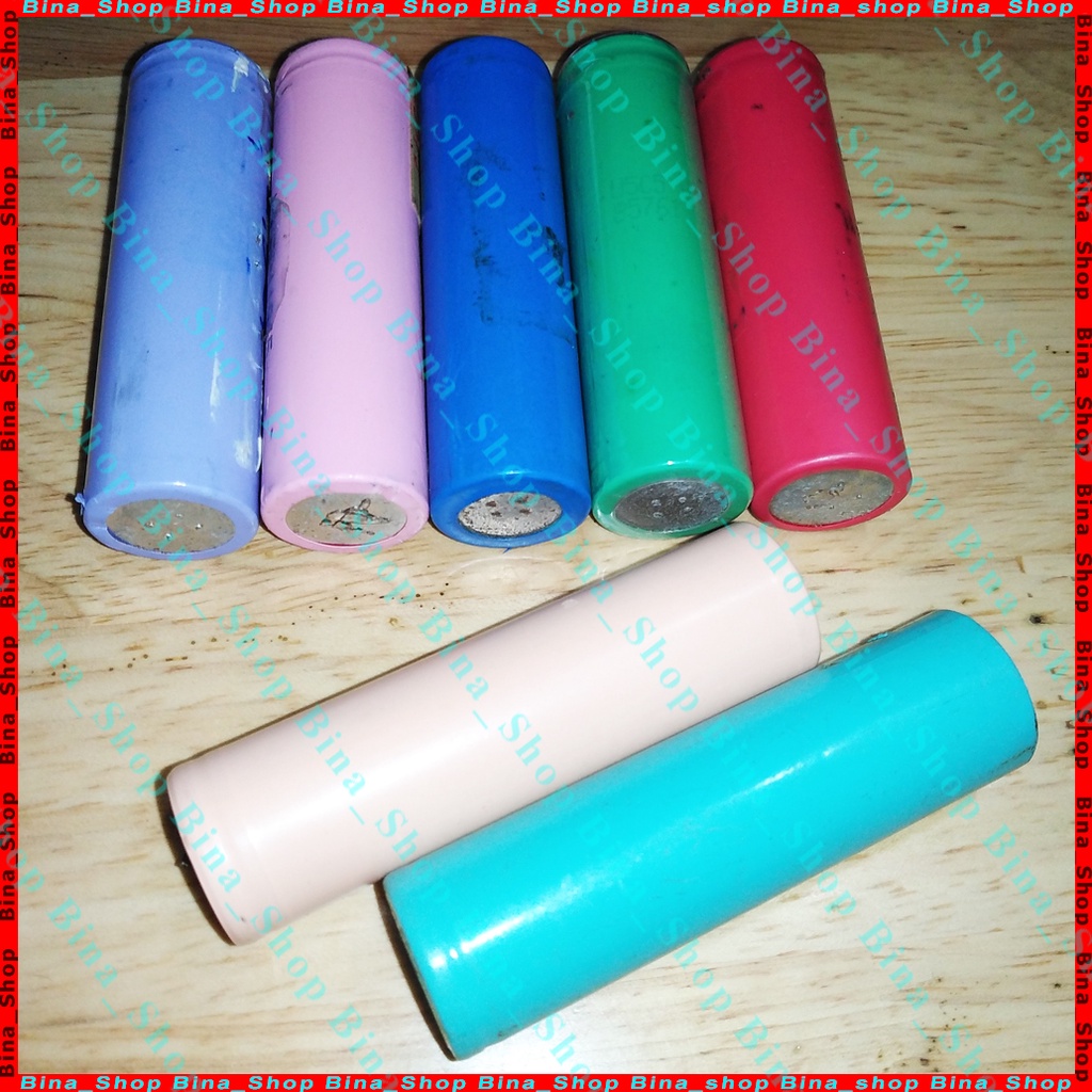 Cell pin 18650 3.7V cũ các hãng dung lượng từ 1800-2200mAh | Shopee ...