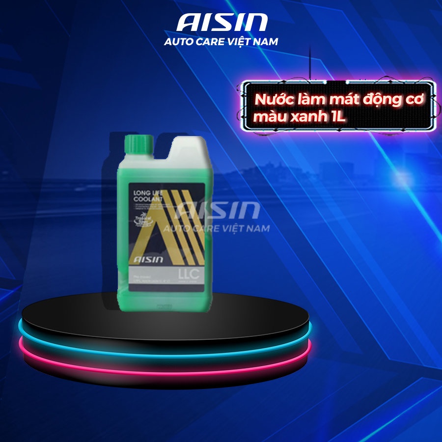 Nước làm mát động cơ ô tô (màu xanh) AISIN Nhật Bản chai 1L | Shopee Việt Nam