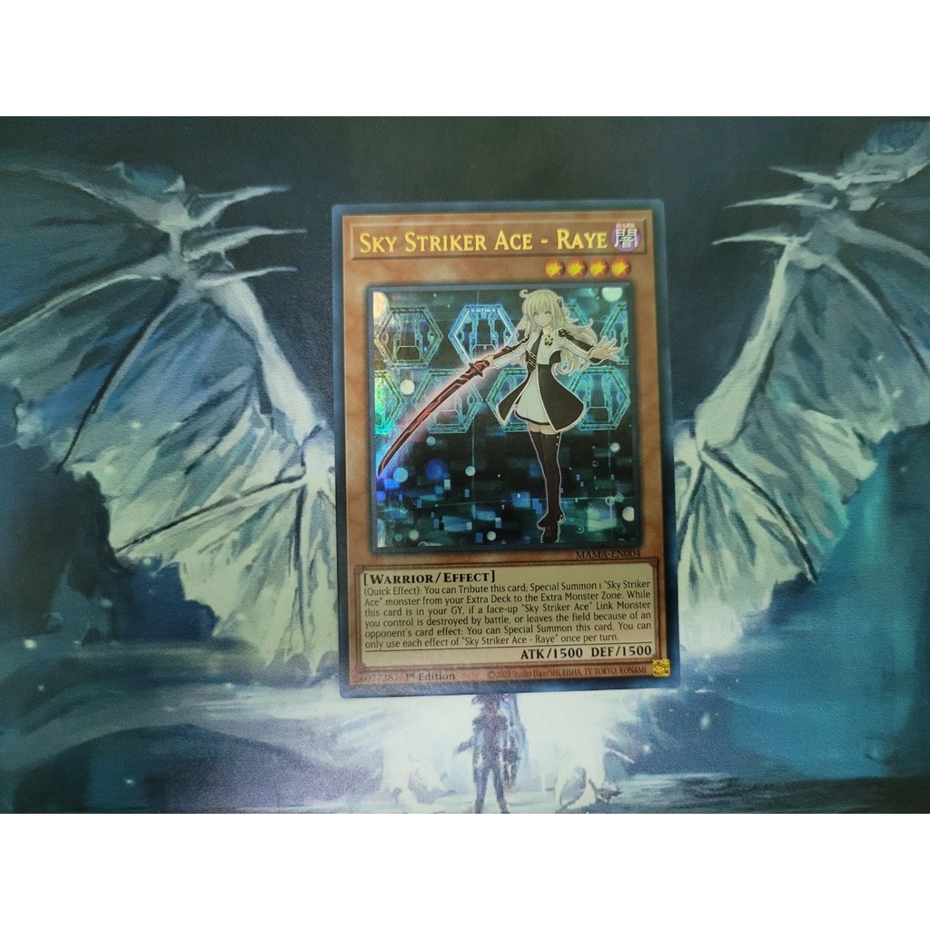 Thẻ bài Yugioh - TCG - Sky Striker Ace - Raye / MAMA-EN004' | Shopee Việt Nam