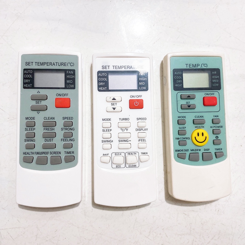 Remote máy lạnh Reetech nút đỏ - Điều khiển điều hòa Reetech 3 mẫu này ...