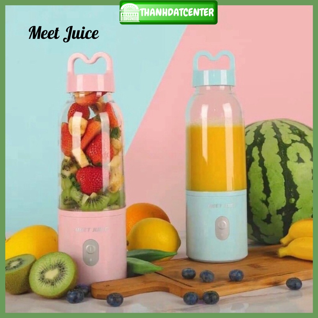 Máy Xay Sinh Tố Đa Năng Cầm Tay Meet Juice - Xay Siêu Nhanh 9s, Cao Cấp ...