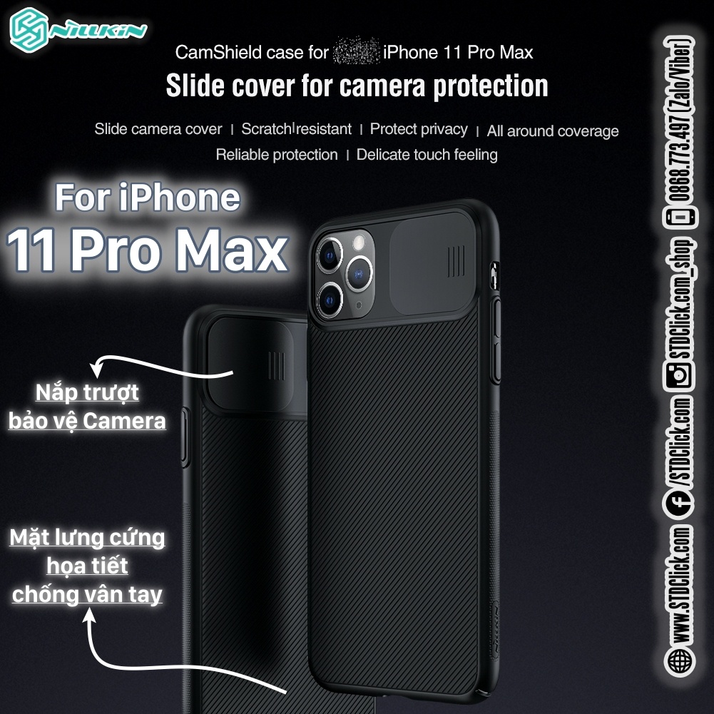 ỐP LƯNG IPHONE 11 PRO MAX NILLKIN CAMSHIELD CHÍNH HÃNG [NEW] | Shopee ...