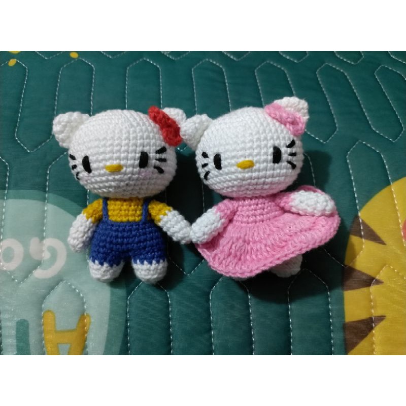 móc chìa khoá len móc hello kitty | Shopee Việt Nam