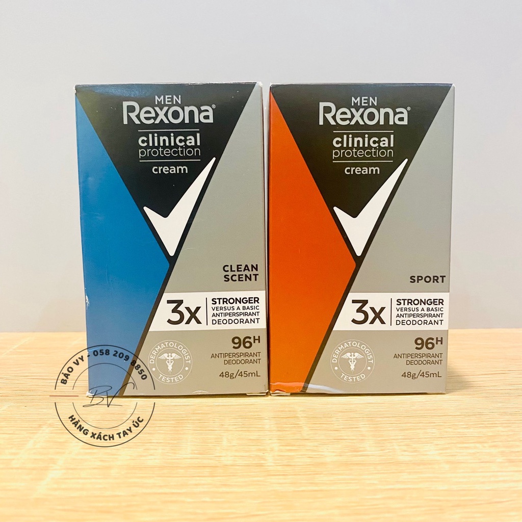 Sáp khử mùi Men Rexona Clinical Protection Cream | Shopee Việt Nam