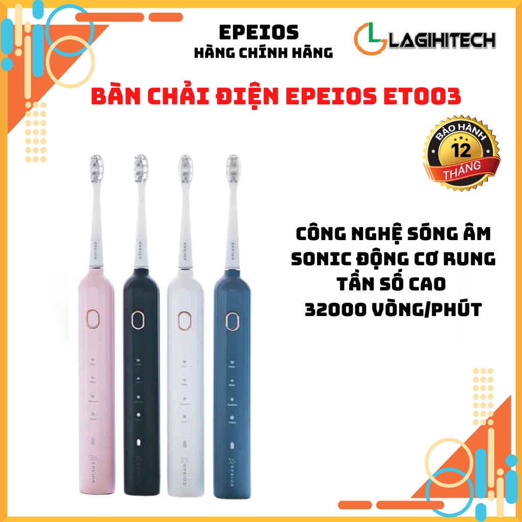 Bàn chải điện EPEIOS ET003 - Hàng Chính Hãng | Shopee Việt Nam