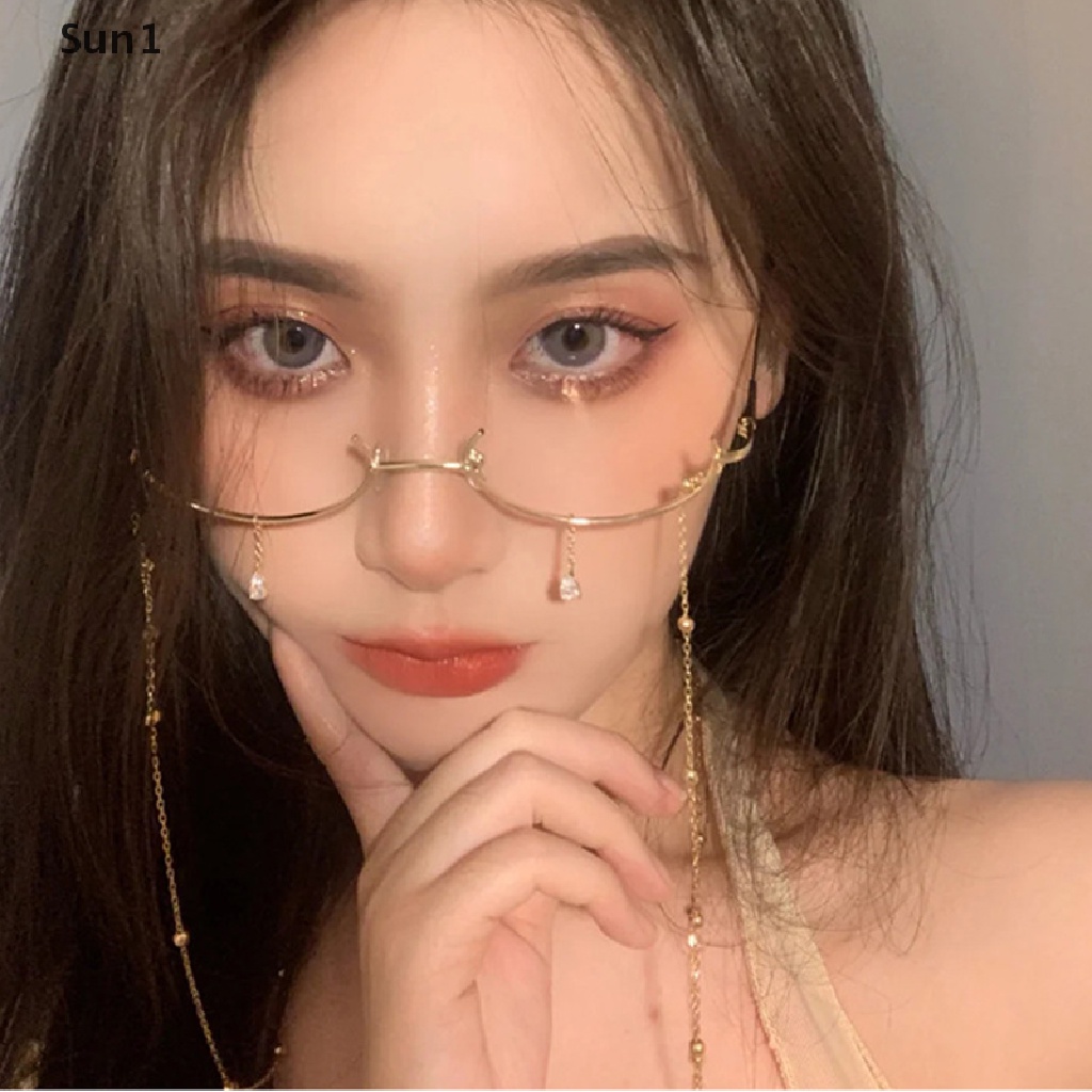 Kính Mát Nửa Gọng Không Gọng Chống Giọt Nước Dễ Thương Cho Nữ Sun1 Shopee Việt Nam