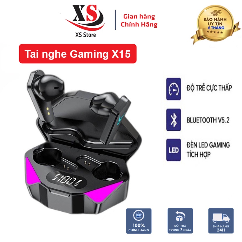 Tai nghe Gaming XS Store X15 - Âm Thanh Vòm, Chống Ồn , Đèn Led Đẹp, Hỗ ...