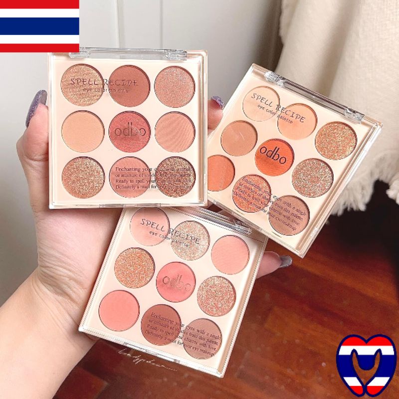 Bảng mắt Odbo Spell Recipe Eye Color Palette 9 ô tone Hàn Quốc dễ sử dụng nhất 7gram - Thái Lan ...