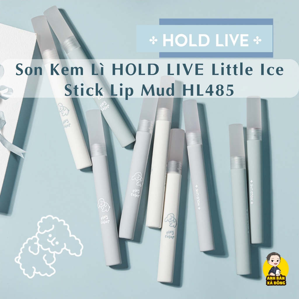 Son Kem Lì HOLD LIVE Little Ice Stick Lip Mud HL485 | Shopee Việt Nam
