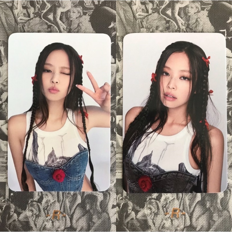[official Toploader]blackpink Photo Card Jennie Born Pink Kit Shopee