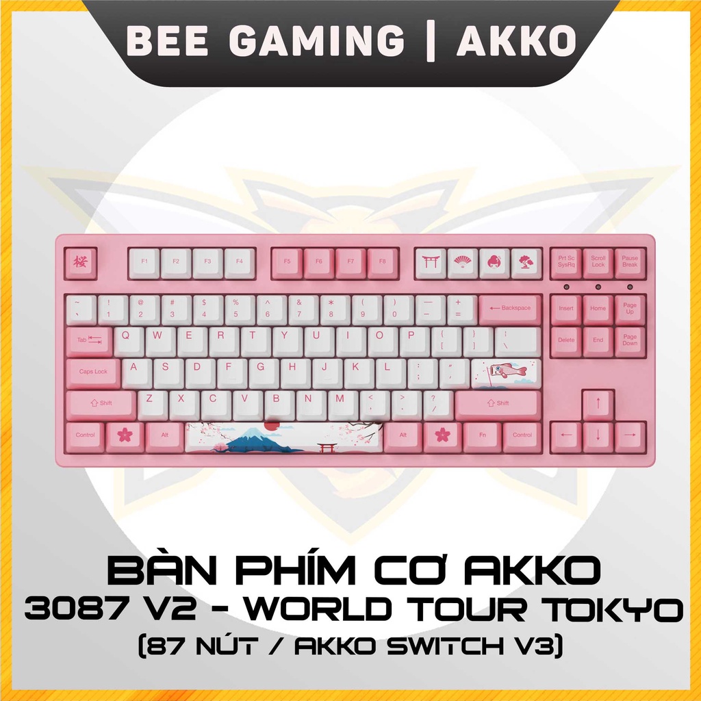 Bàn phím cơ AKKO 3087 v2 World Tour Tokyo (87 nút / AKKO Switch v3 ...