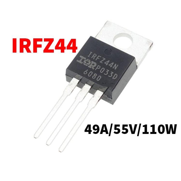 Mosfet Kênh N IRFZ44 49A/55V/110W TO-220 | Shopee Việt Nam