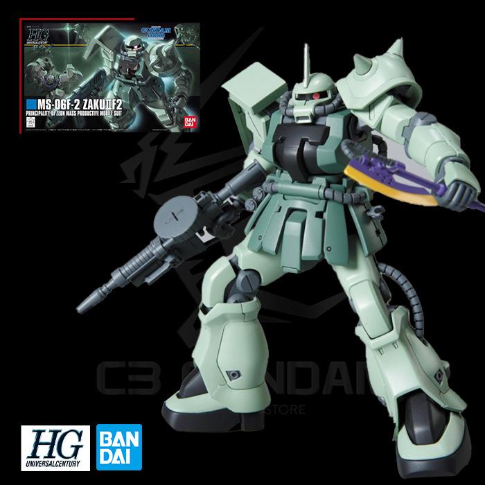 [BANDAI] MÔ HÌNH HG 105 1/144 MS-06F-2 ZAKU II F2 Ver ZEONG HGUC ĐỒ CHƠI LẮP RÁP GUNPLA CHÍNH ...