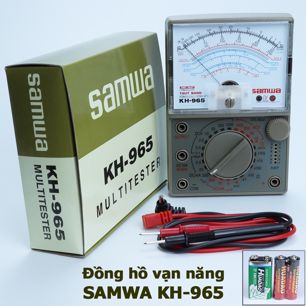 Đồng hồ vạn năng kim VOM Samwa KH-965 tặng kèm pin | Shopee Việt Nam