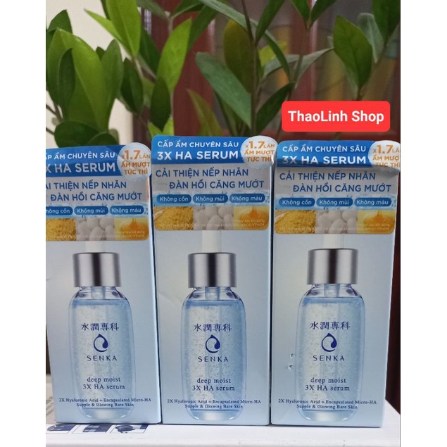 Serum Senka Deep Moist 3X HA Cấp Ẩm Chuyên Sâu & Cải Thiện Nếp Nhăn ...