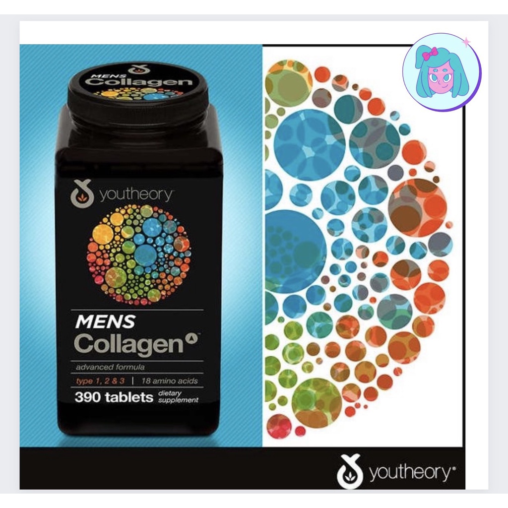 Collagen nam youtheory 390 viên của Mỹ (Cam kết hàng chuẩn) | Shopee ...