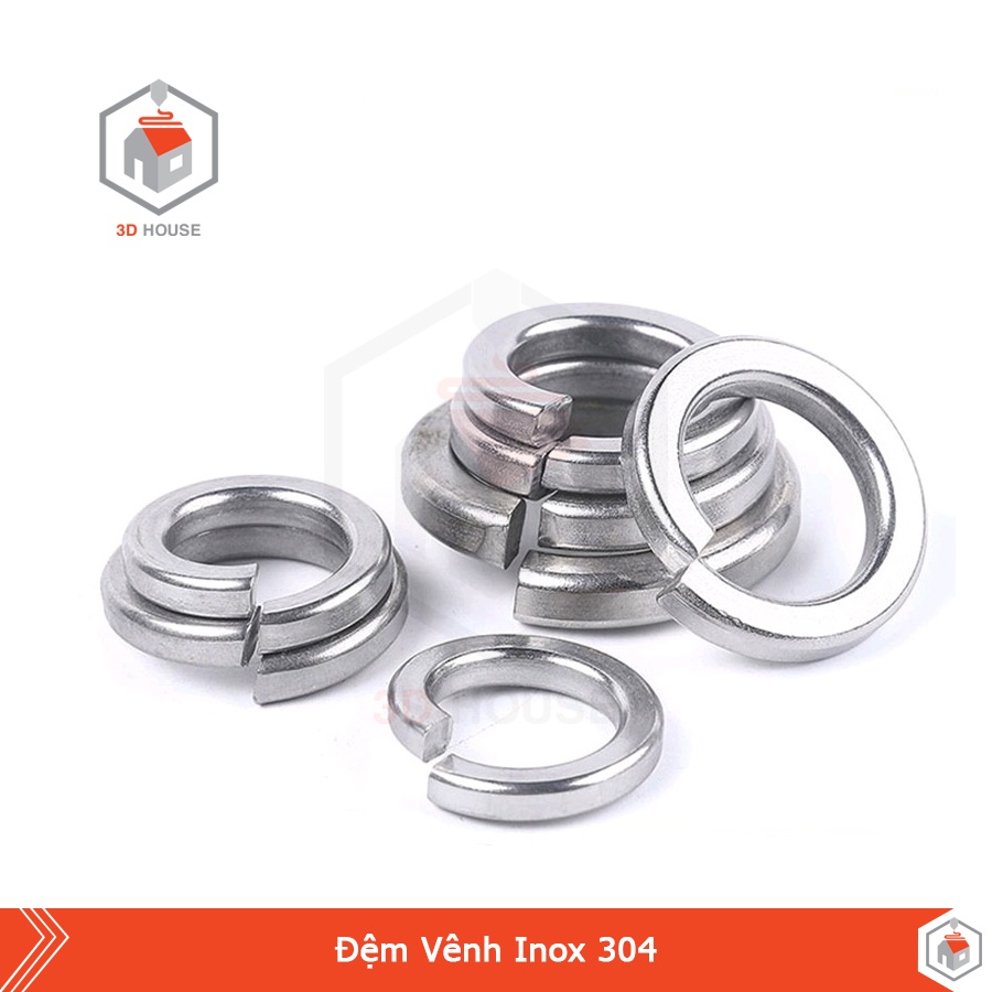 Đệm Vênh (Long Đền Vênh) Inox 304 M3 M4 M5 M6 M8 | Shopee Việt Nam