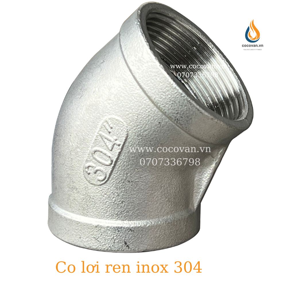 Co lơi ren inox 304 (DN15-DN40) | Shopee Việt Nam