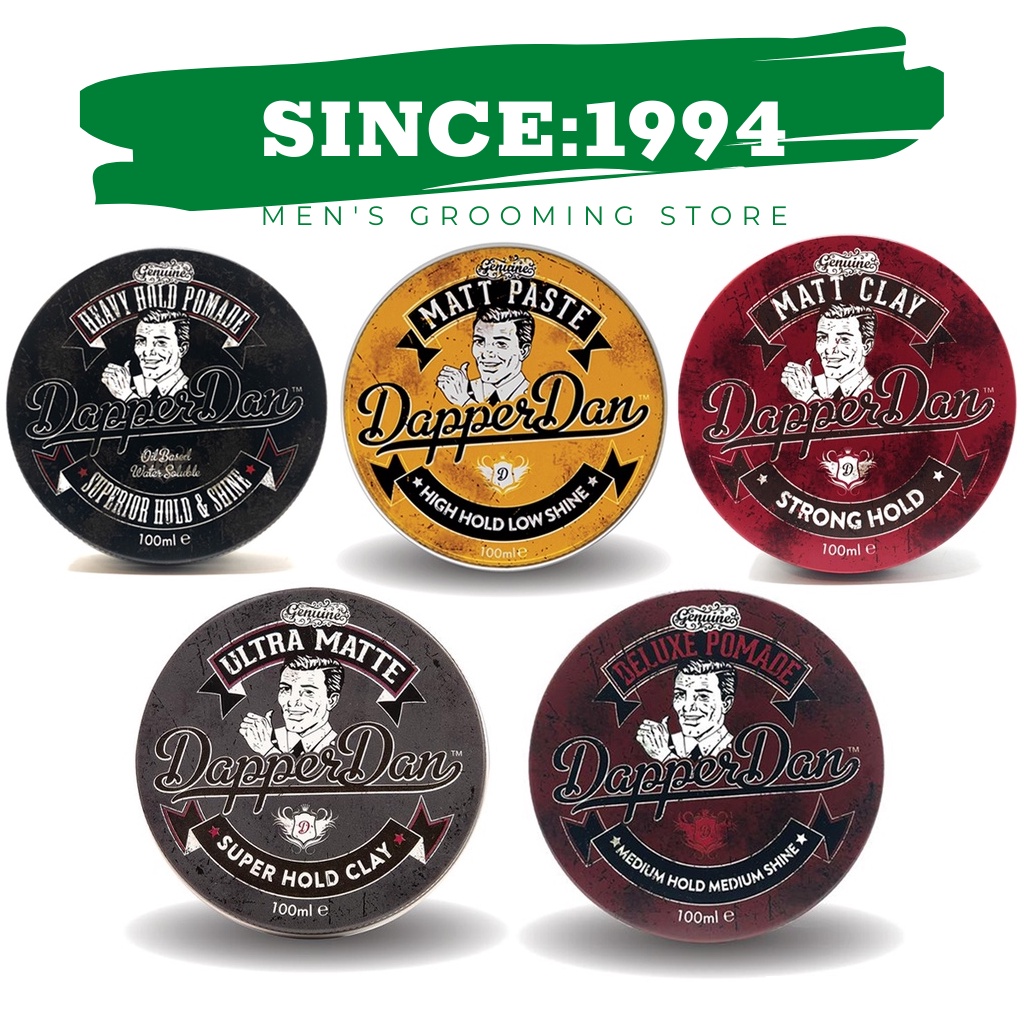 [FULL LINE] Sáp vuốt tóc nam Dapper Dan Matt Paste, Matt Clay, Deluxe ...
