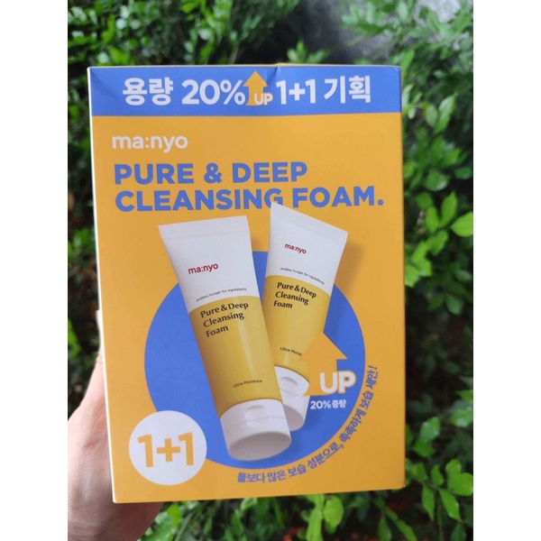 Ma:nyo pure & deep cleansing foam 120ml | Shopee Việt Nam