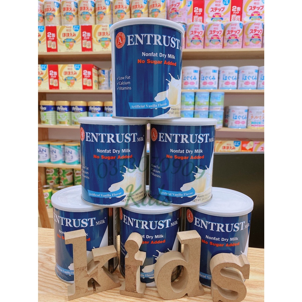 Sữa Entrust dành cho người tiểu đường Entrust Milk lon 400g | Shopee ...