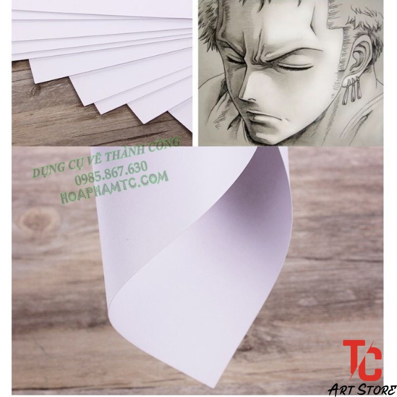 Giấy Roki Size A1, A2 Định lượng 180gsm 2 mặt trắng | Shopee Việt Nam