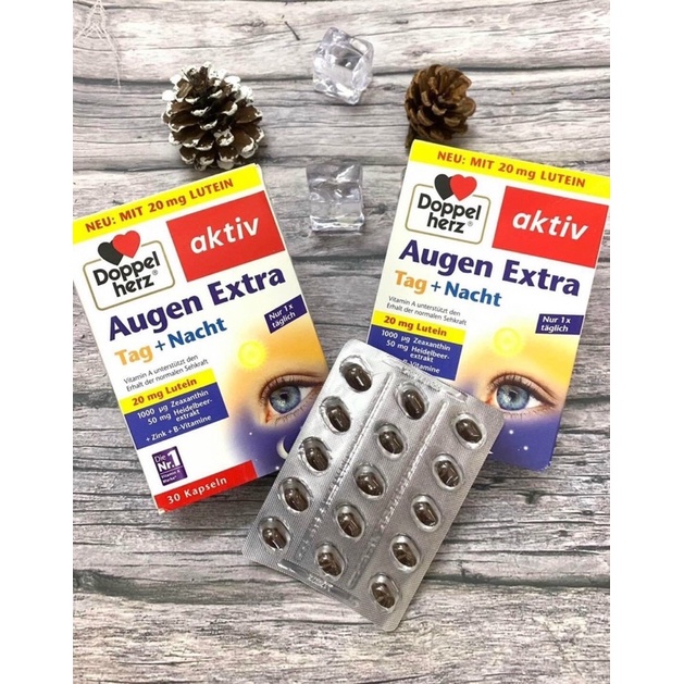 augen extra cho mắt doppel herz Đức. hộp 30 viên | Shopee Việt Nam