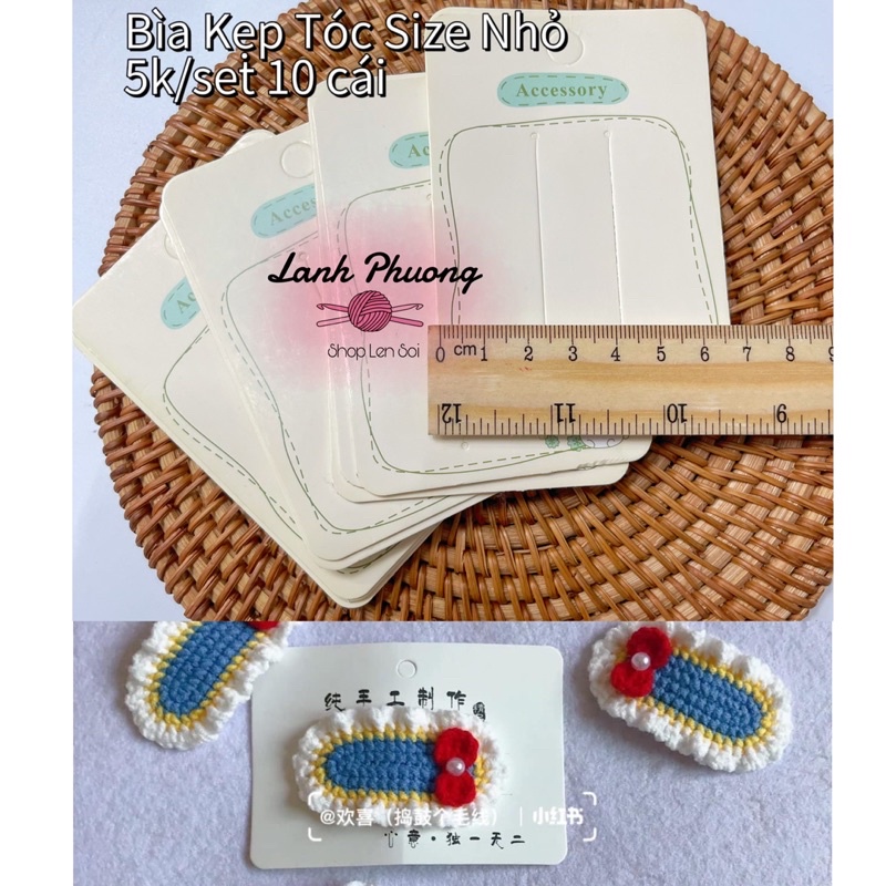 (Set 10 cái) Bìa Giấy Làm Kẹp Tóc, Bìa Ngắn (set 10 cái) | Shopee Việt Nam