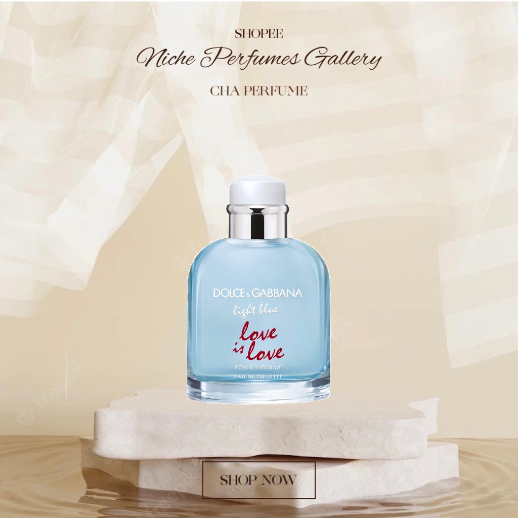 Nước hoa D&G Light Blue Love Is Love Pour Homme EDT 10ml | Shopee Việt Nam