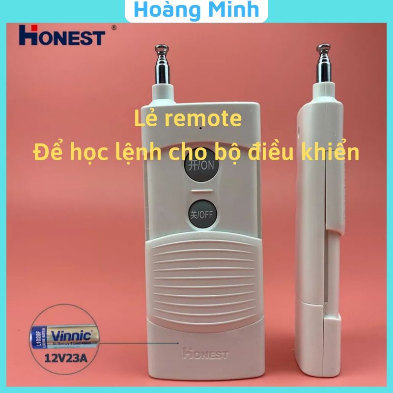 Lẻ remote điều khiển từ xa Rf 315Mhz HONEST có học lệnh để thay thế cái ...