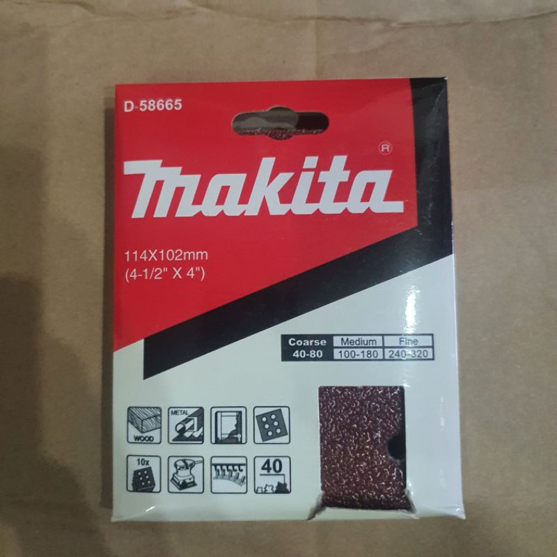 GIẤY CHÀ NHÁM CHO CÁC LOẠI MÁY MAKITA BO4565, BO4555, BO4556, BO4557 ...