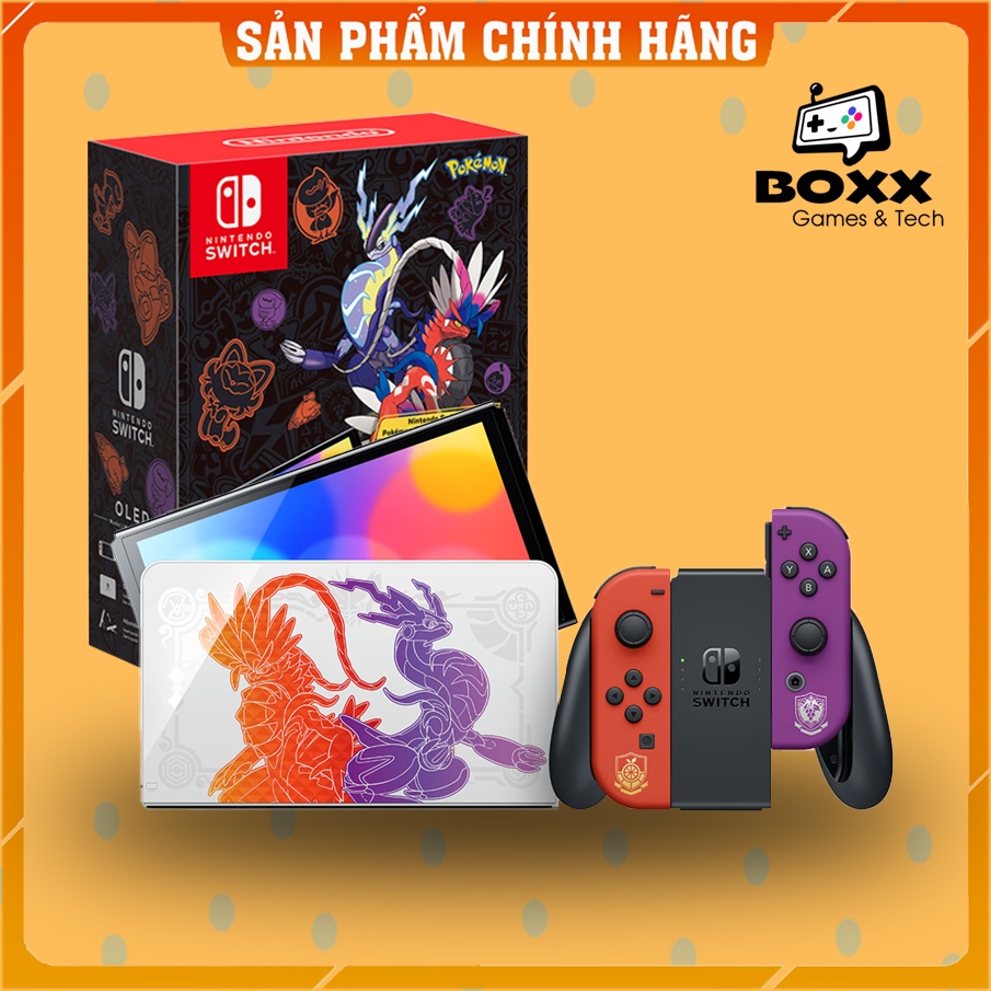 Máy Nintendo Switch OLED Pokemon Scarlet & Violet Edition | Shopee Việt Nam