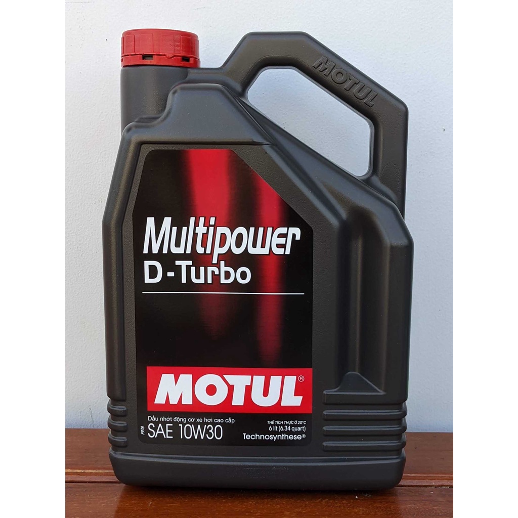 Nhớt Motul D-Turbo 10W30 Cao Cấp Cho Xe SUV, Bán Tải Máy Dầu 6L ...