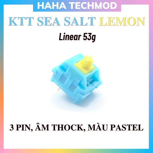 KTT Sea Salt Lemon Switch | Công Tắc Bàn Phím Cơ | HAHATECHMOD | Shopee ...